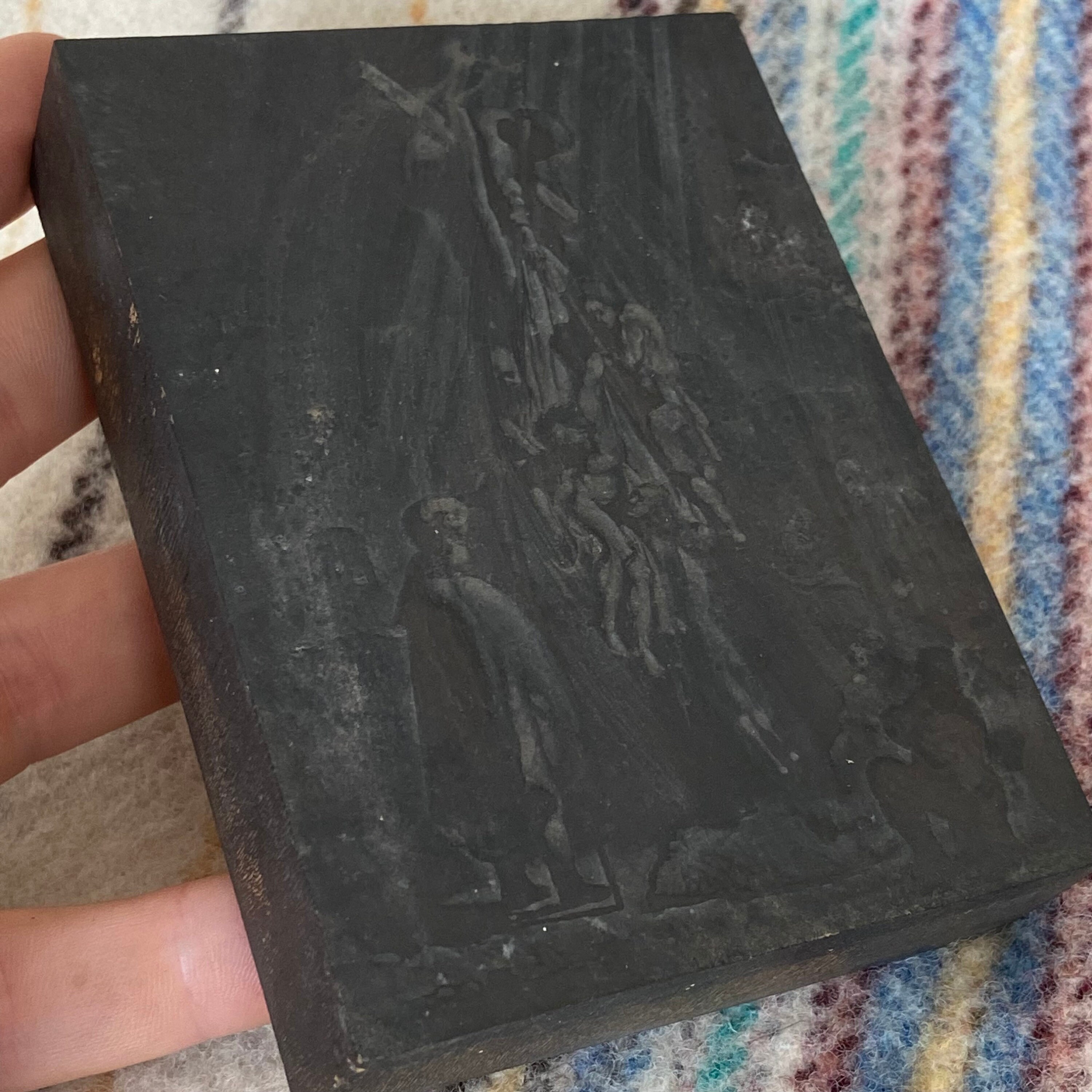 VERY RARE Antique Carved Wooden Printing Block 16th Century - Etsy