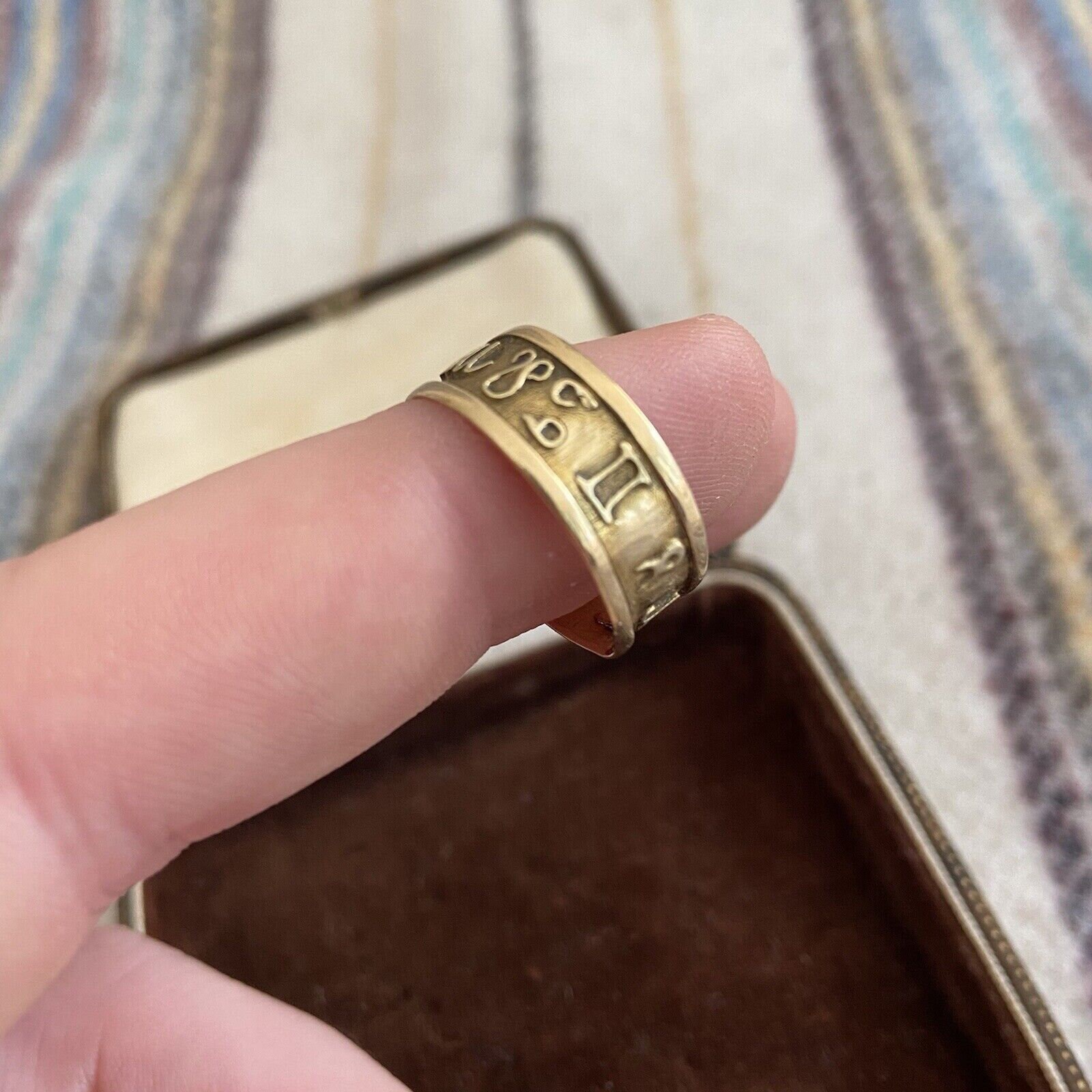 22ct Gold Georgian Ring Signs of the Zodiac Beautiful Slight Repair ...