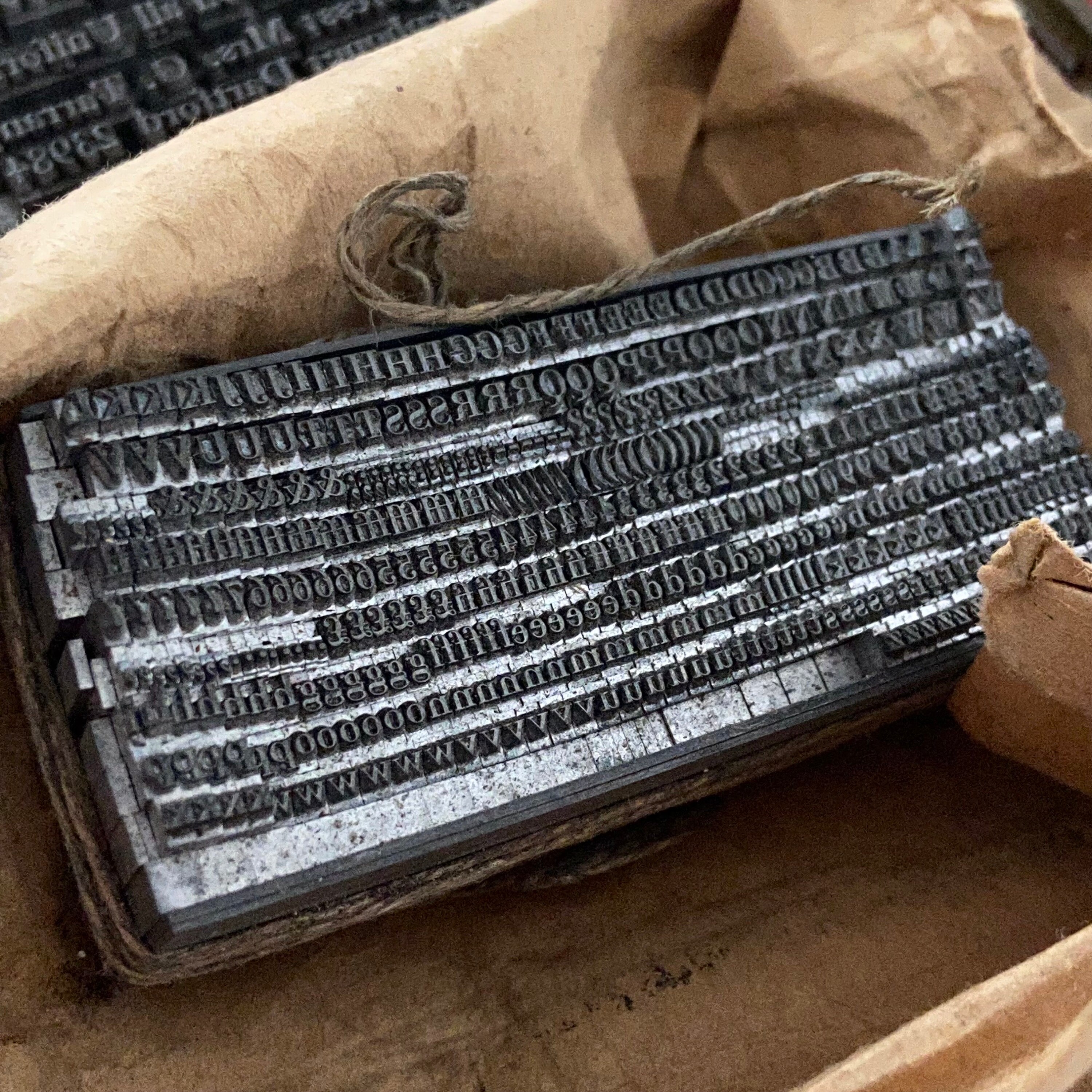 Antique Vintage PRINTING BLOCKS Letterpress Metal Stampers Adana ...