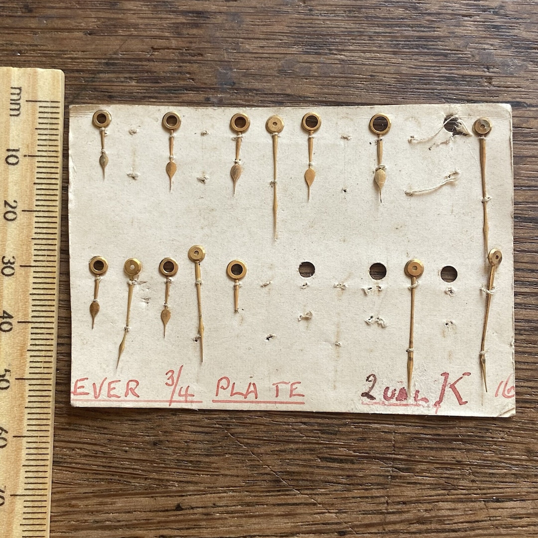 Very Rare Antique Victorian Pocket Watch Hands New Old Stock Watchmaker ...