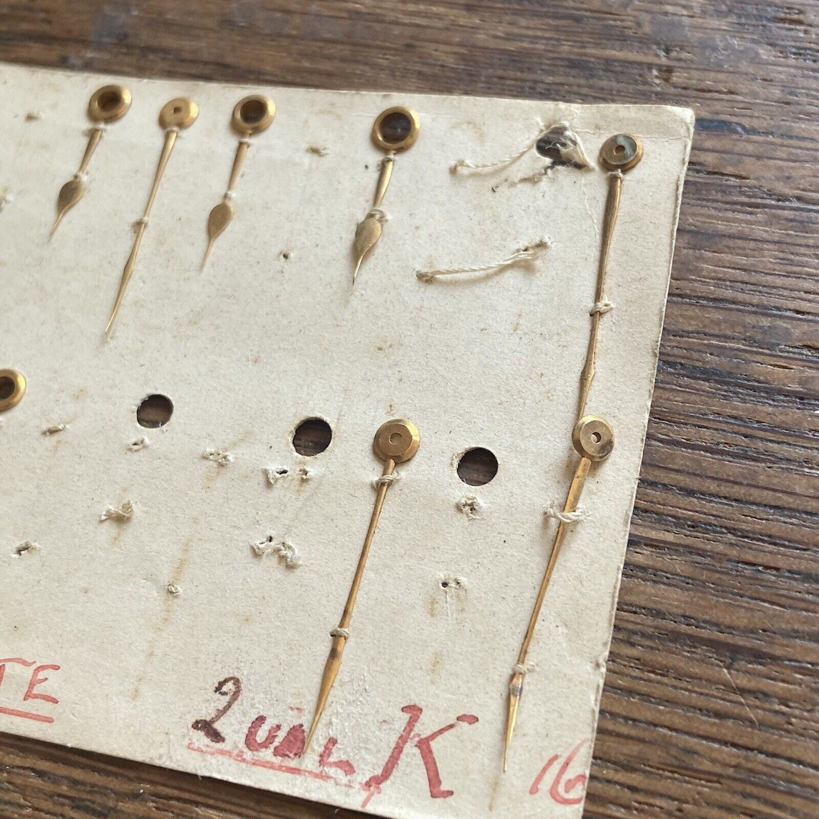 Very Rare Antique Victorian Pocket Watch Hands New Old Stock Watchmaker ...