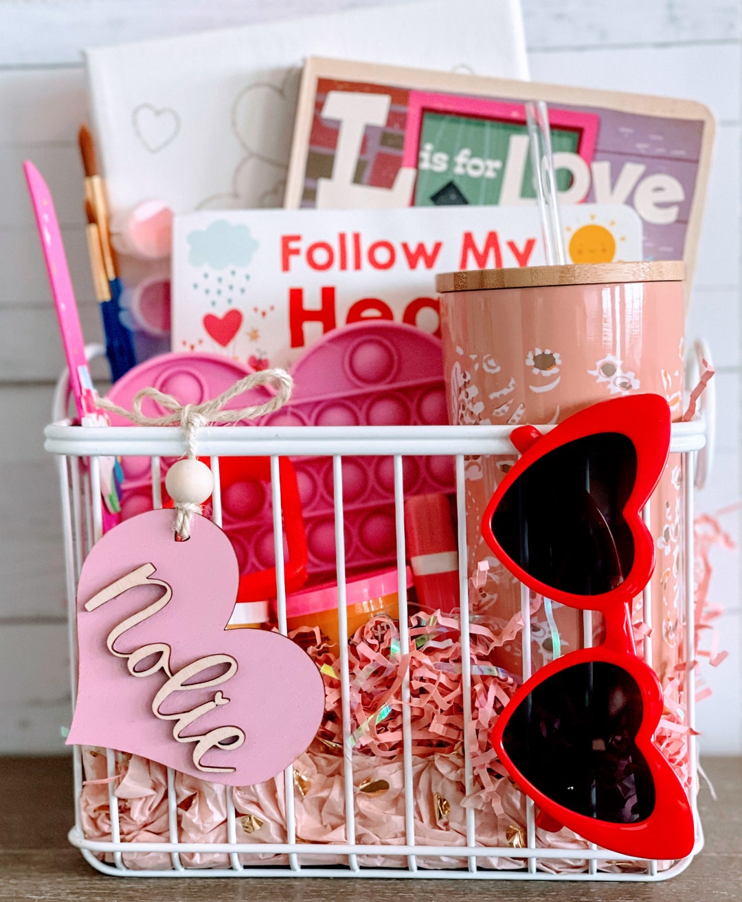 Valentines Day Heart Tags | Valentines Basket | Valentines for Kids ...