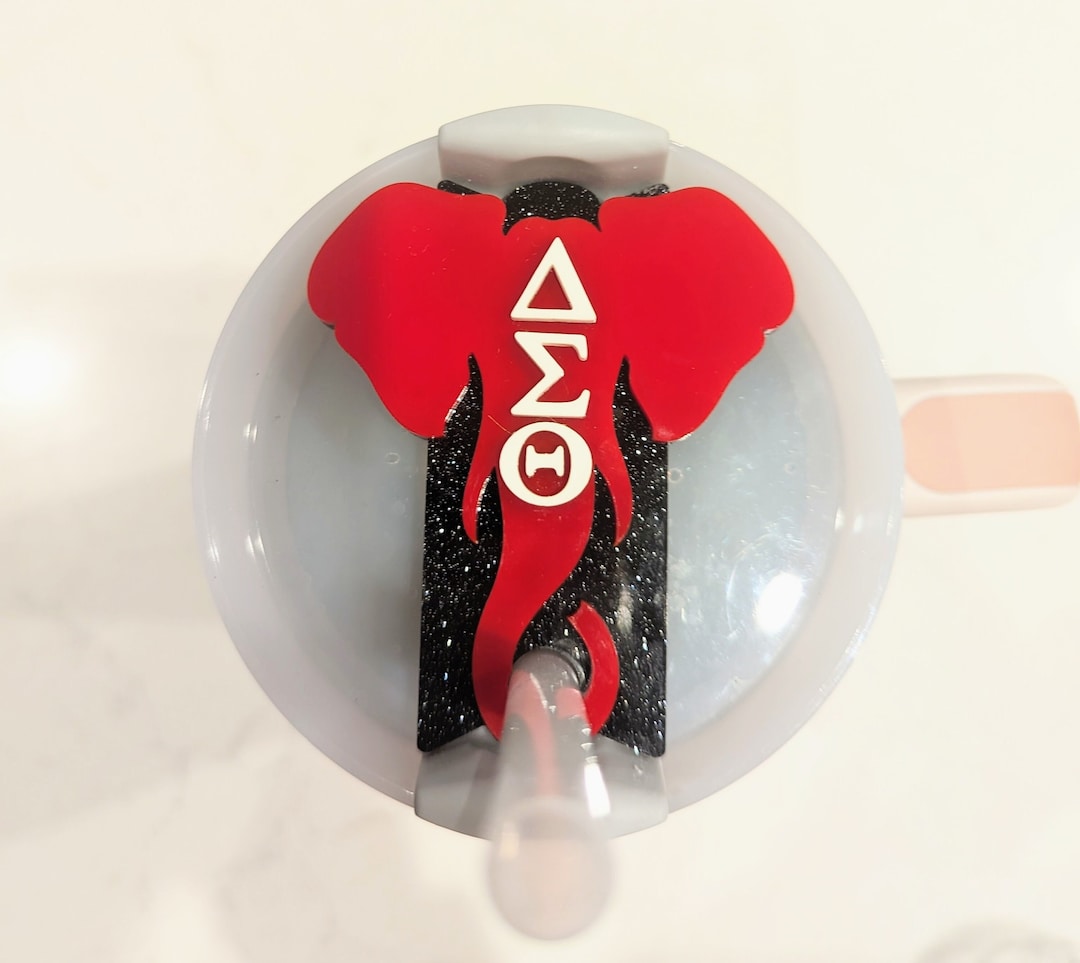Delta Sigma Theta Stanley Name Tag Tumbler Name Plate Cup Accessories ...
