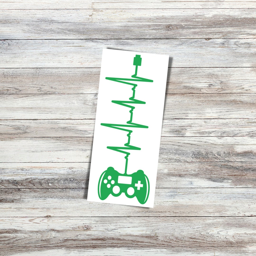 Gamer Controller Vinyl Decal | Car Decal | Laptop Decal | Water Bottle ...