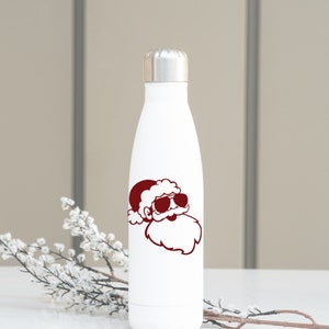 Cool Santa Vinyl Decal | Christmas Decal - Etsy