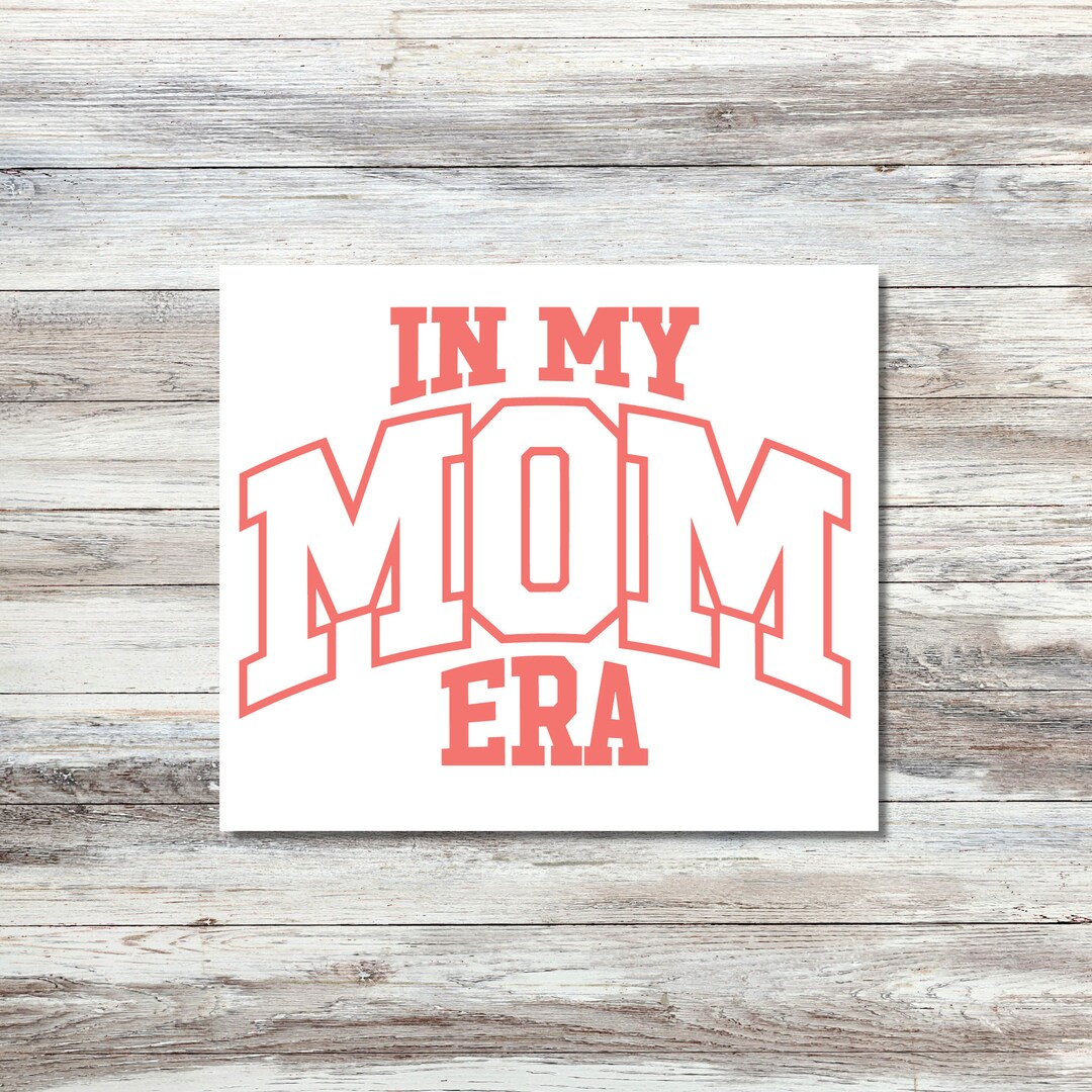 In My Mom Era Vinyl Decal - Etsy