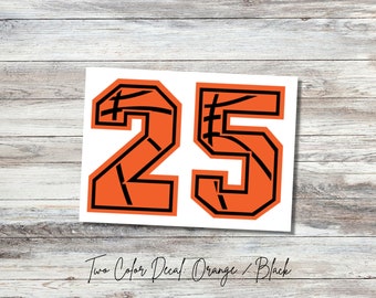 Basketball Personalized Player Name Sticker Custom - Etsy
