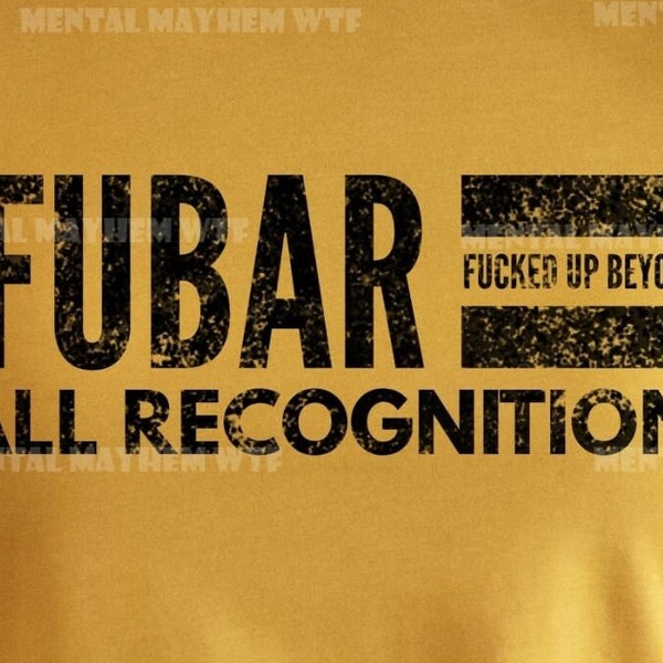 Military Fubar Shirt - Etsy