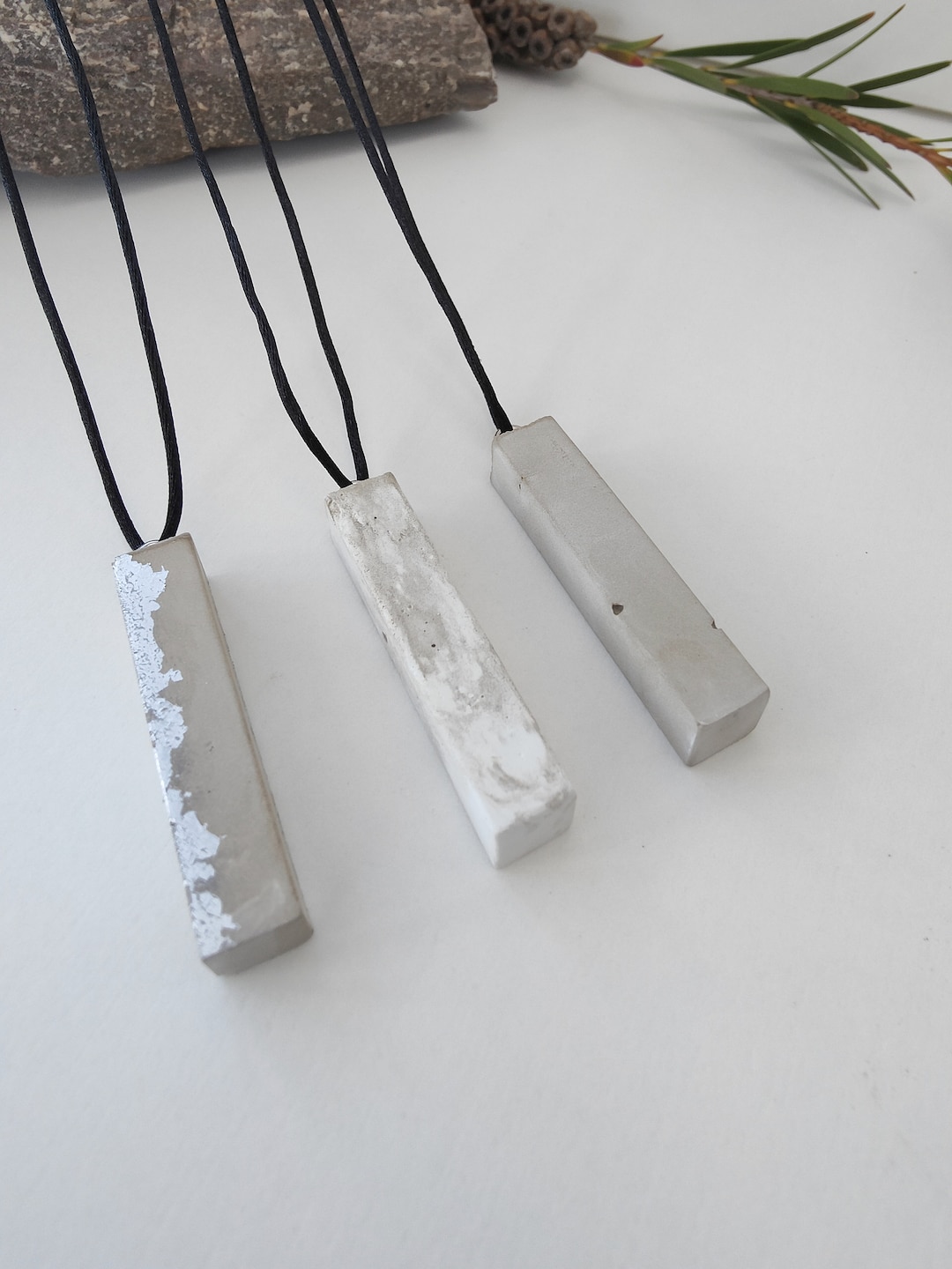 Concrete Jewellery Pendant Necklace - Etsy