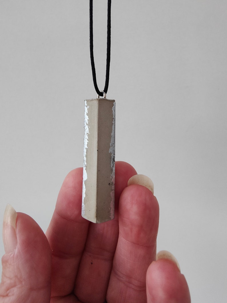 Concrete Jewellery Pendant Necklace - Etsy