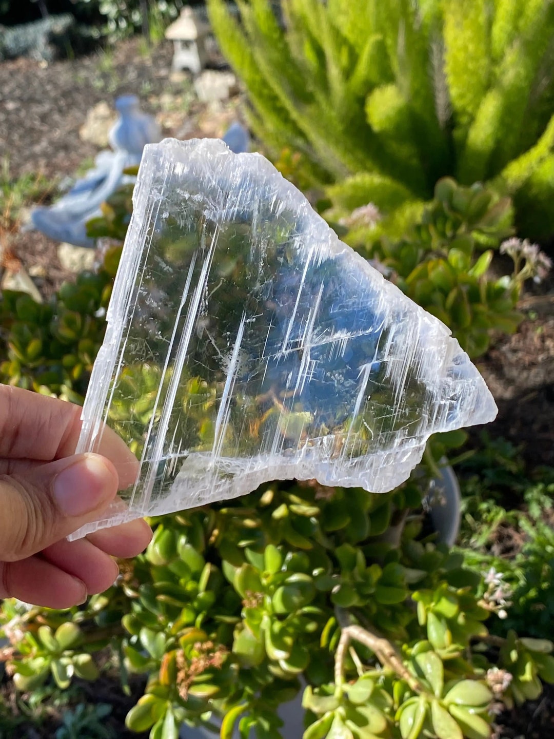 Stunning Clear Genuine Selenite Slab - Etsy