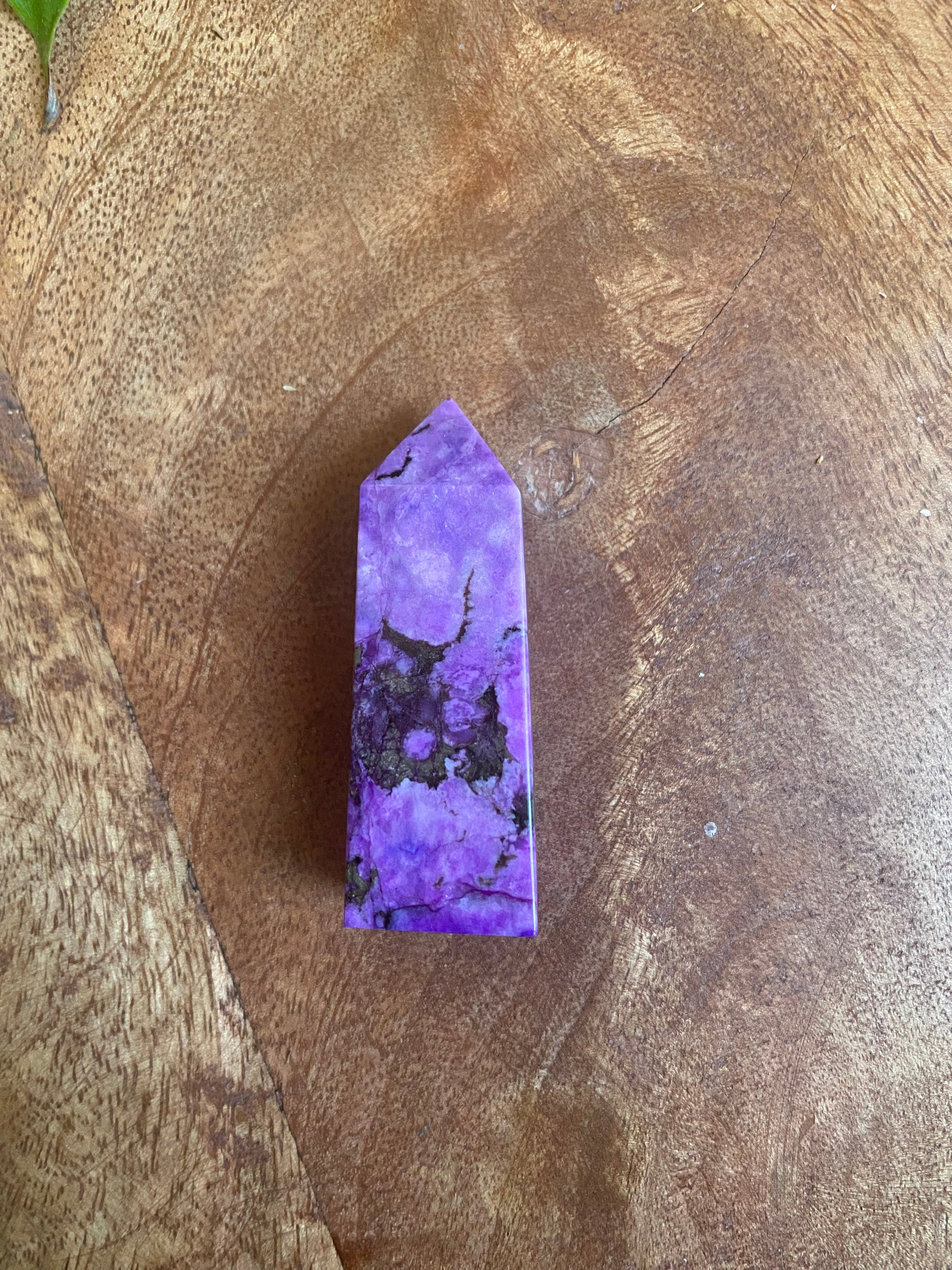 Genuine Sugilite Tower With Stunning Deep Purple - Etsy