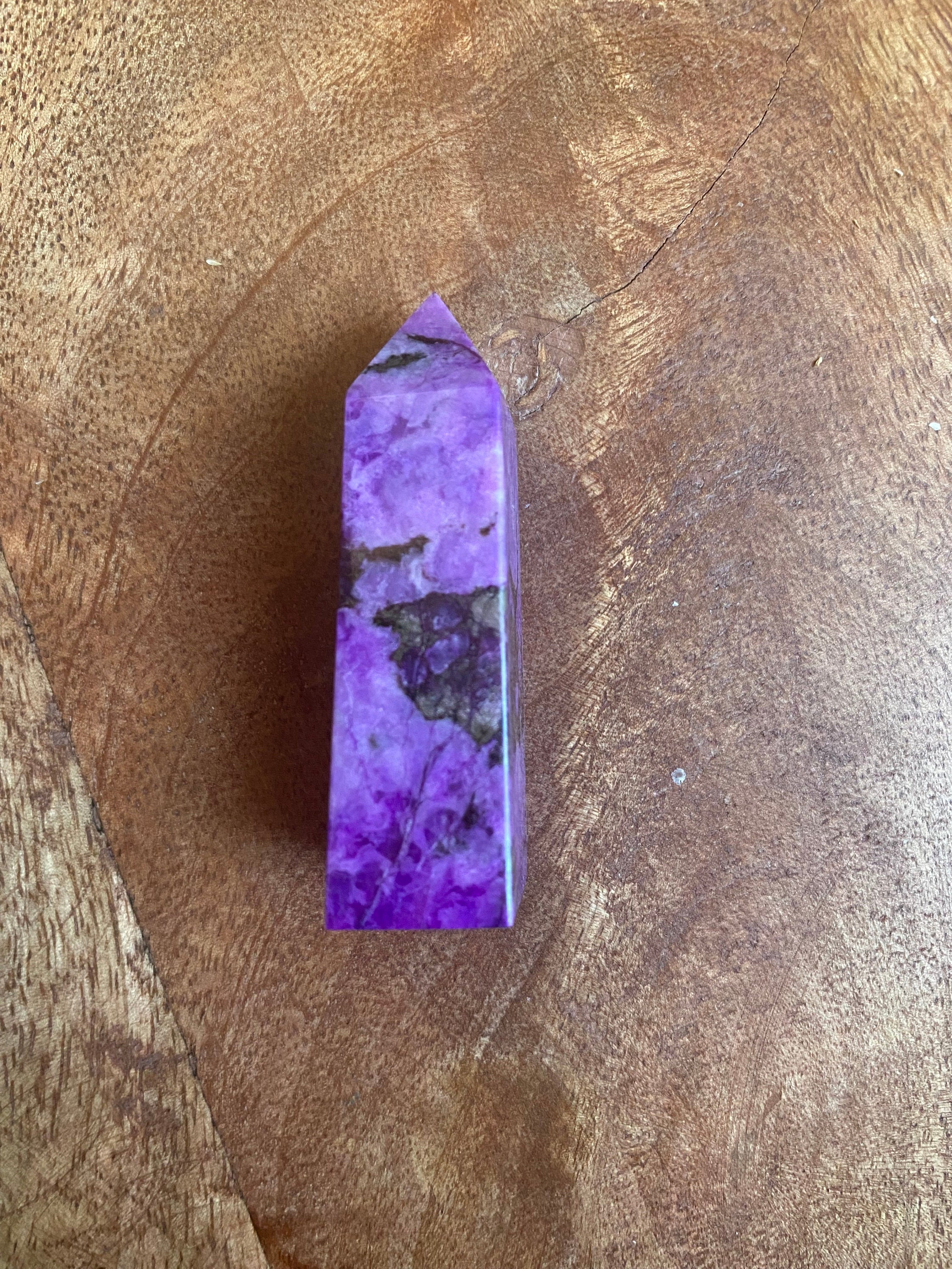 Genuine Sugilite Tower With Stunning Deep Purple - Etsy
