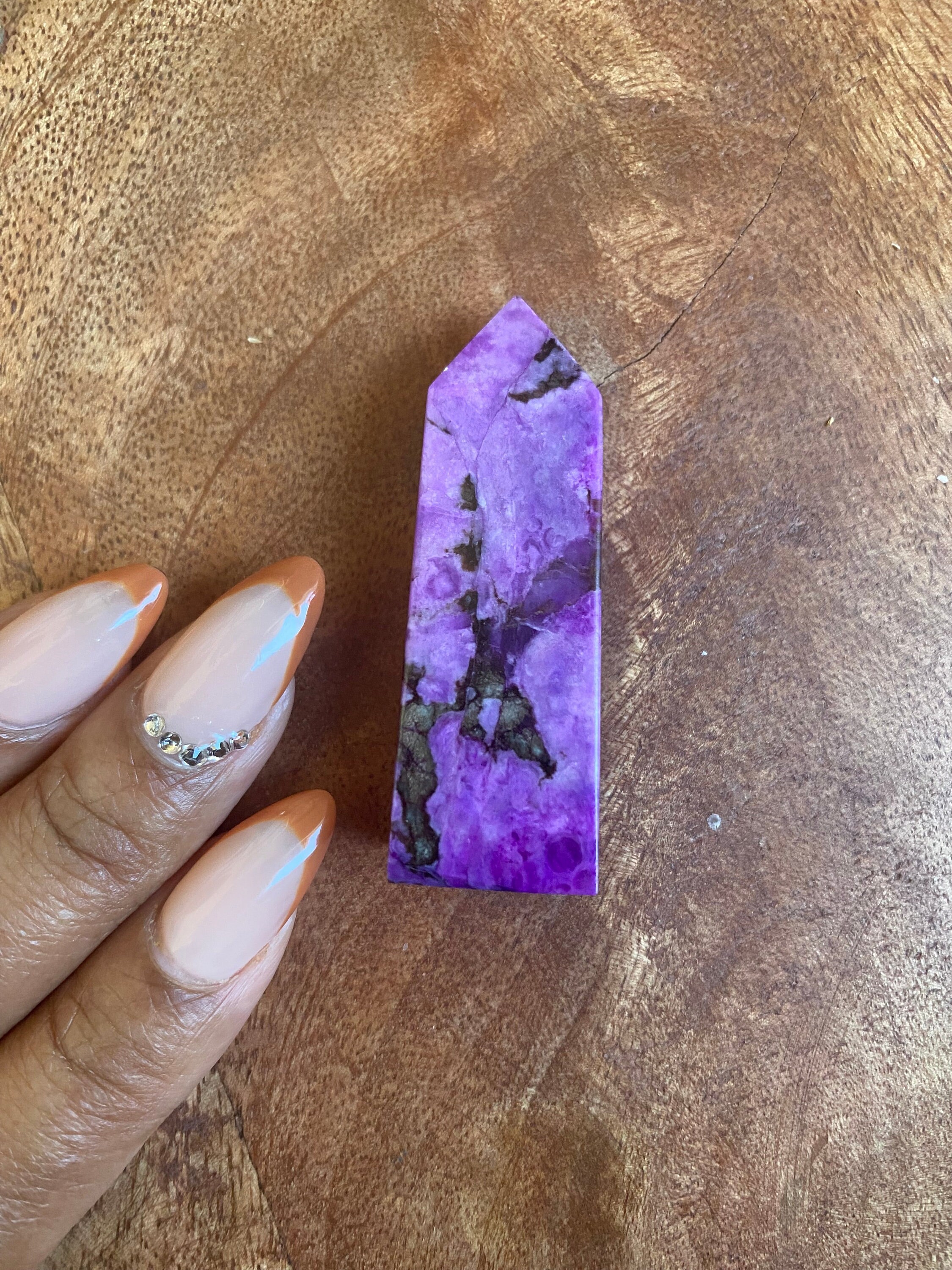 Genuine Sugilite Tower With Stunning Deep Purple - Etsy