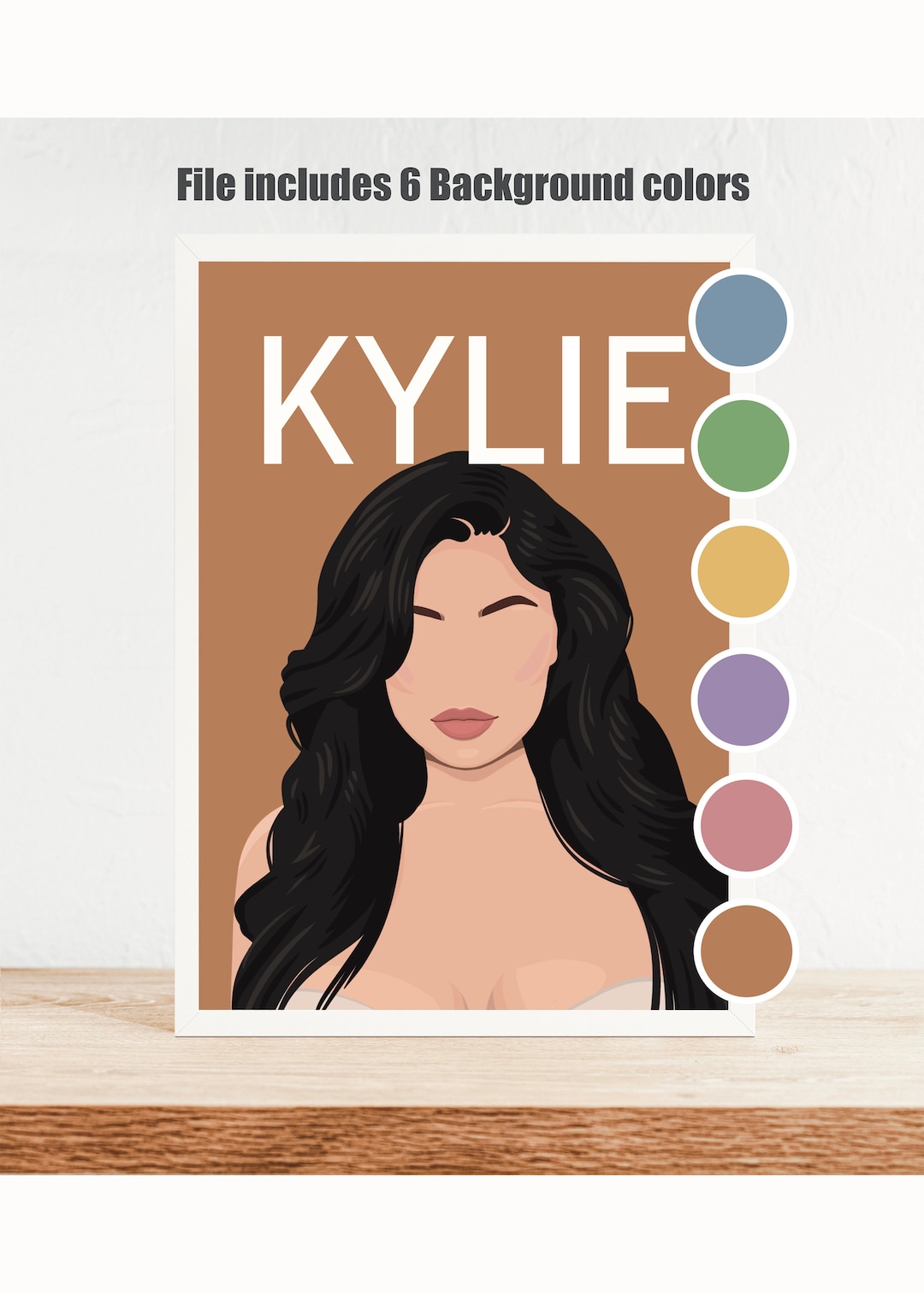 Kylie Jenner Poster tekst Merch Print Kardashian Kylie Jenner Card ...