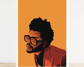 The Weeknd Fan Art - Etsy