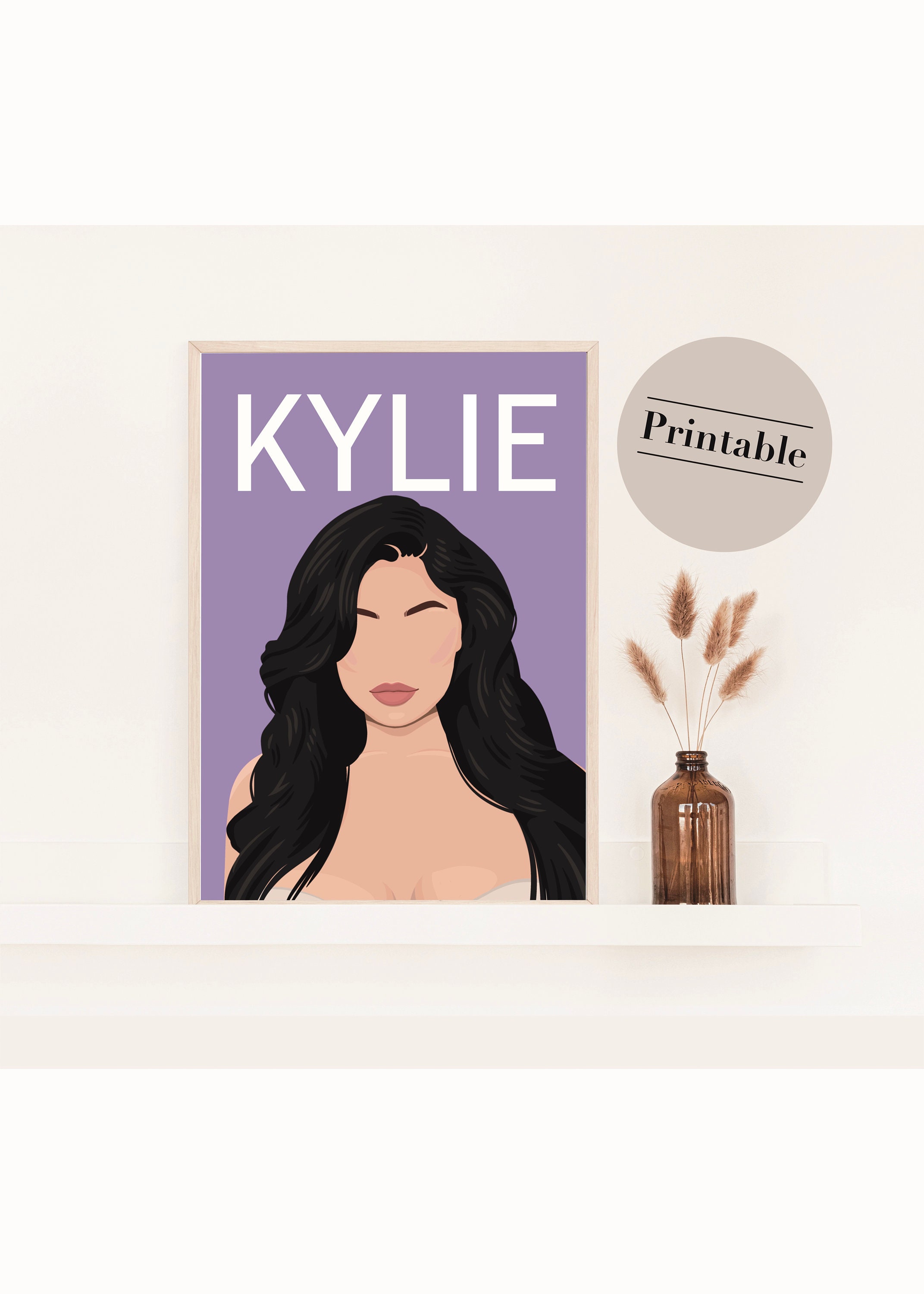 Kylie Jenner Poster Text Merch Kardashian Poster Kylie Jenner Wall Art ...