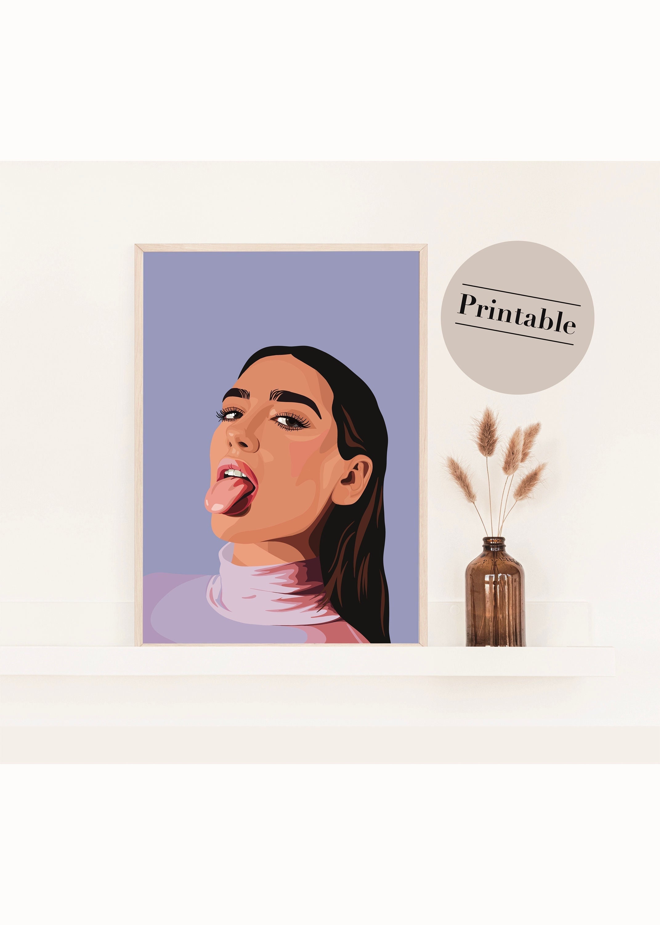 Dua Lipa Poster Fan Art Dua Lipa Merch Don't Start Now Poster Album ...