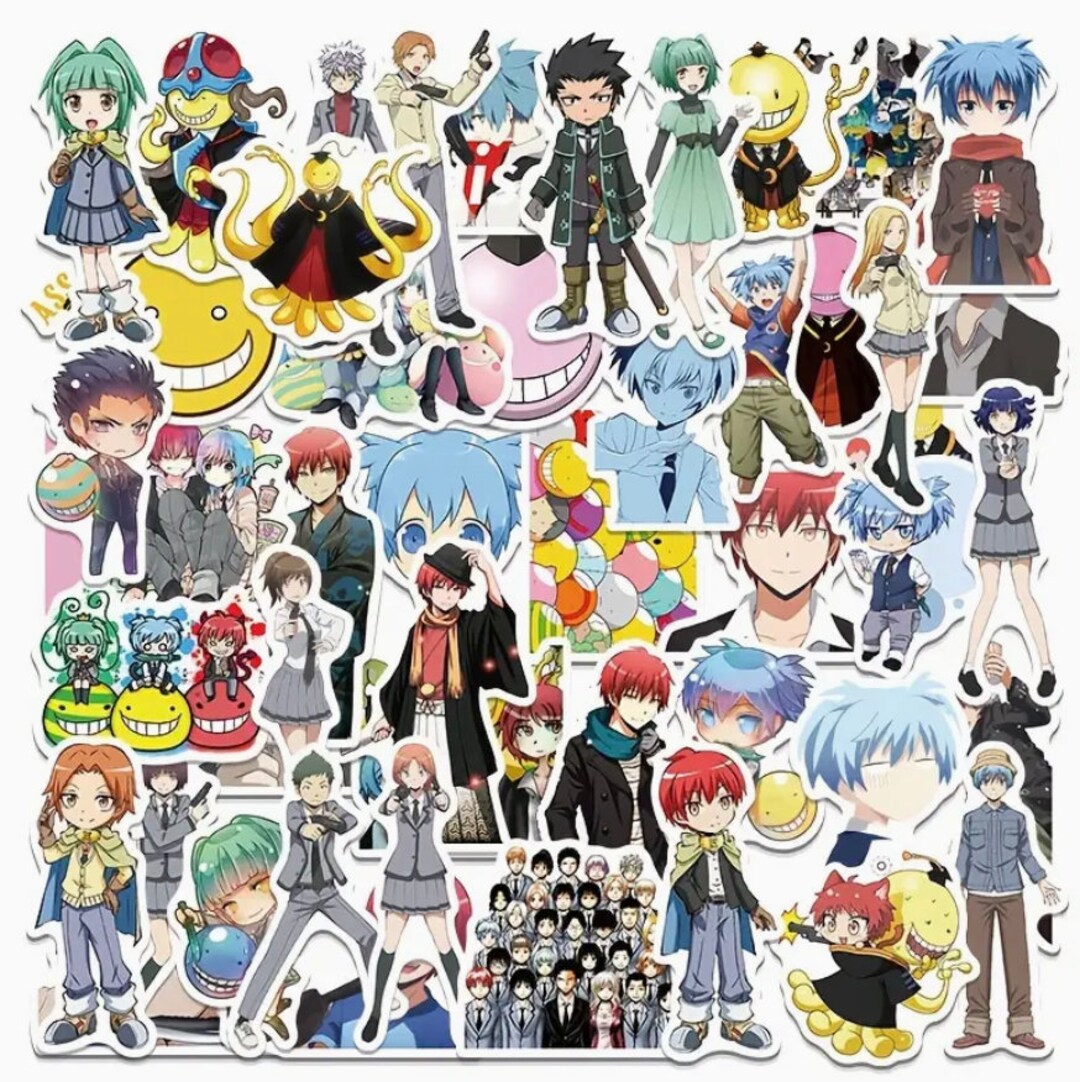 8 Random Assassination Classroom Anime Stickers - Etsy