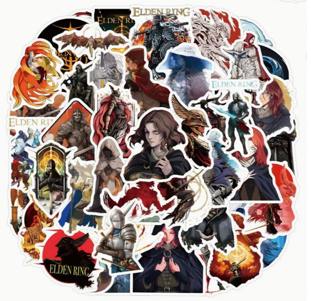 7 Random Elden Ring Video Game Stickers - Etsy