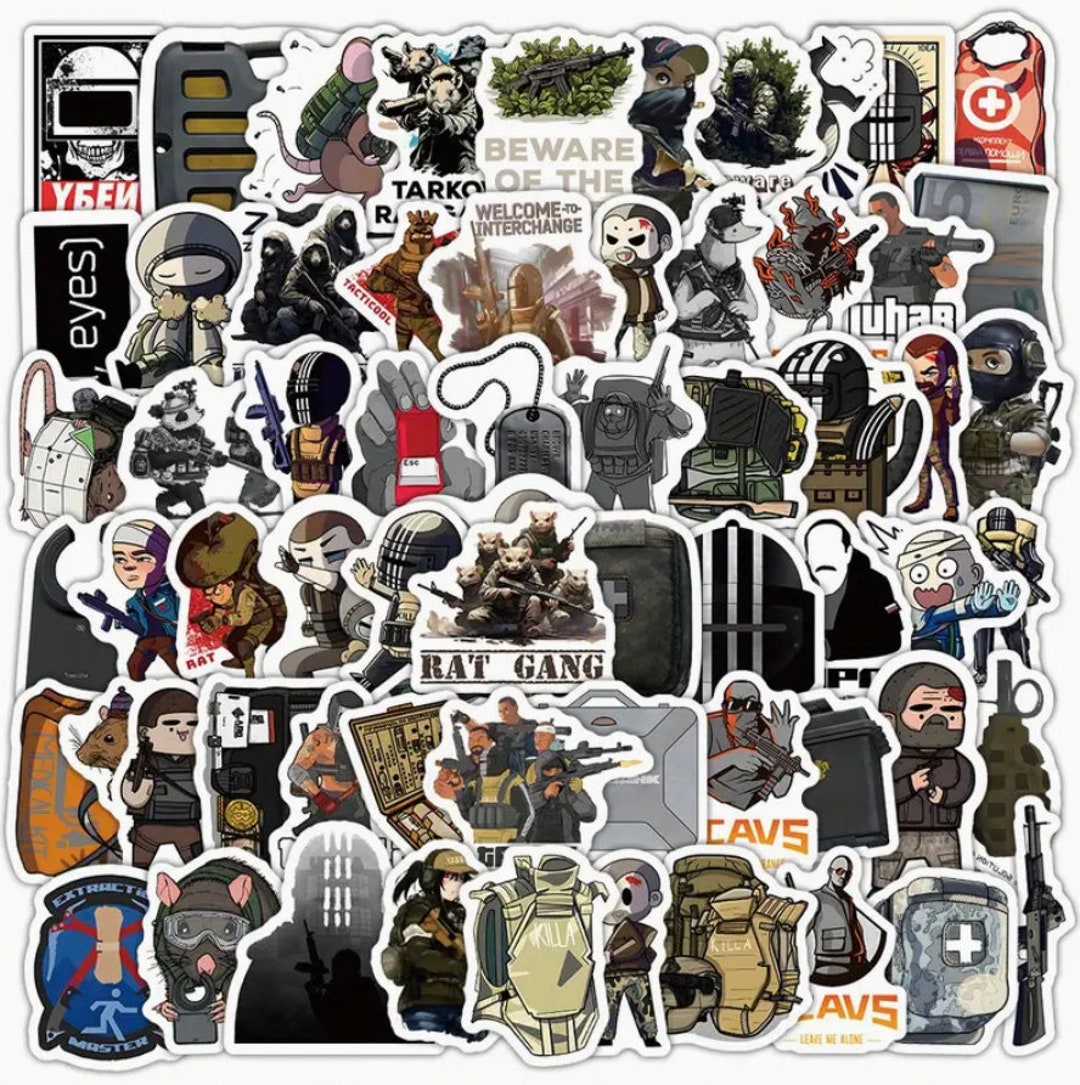 12 Random Escape From Tarkov Video Game Stickers - Etsy