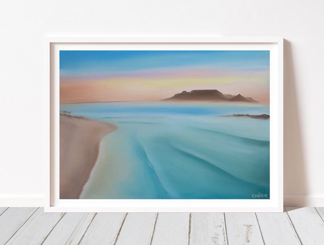 Table Mountain Print / Table Mountain / Wall Deco / Art Print / Art ...