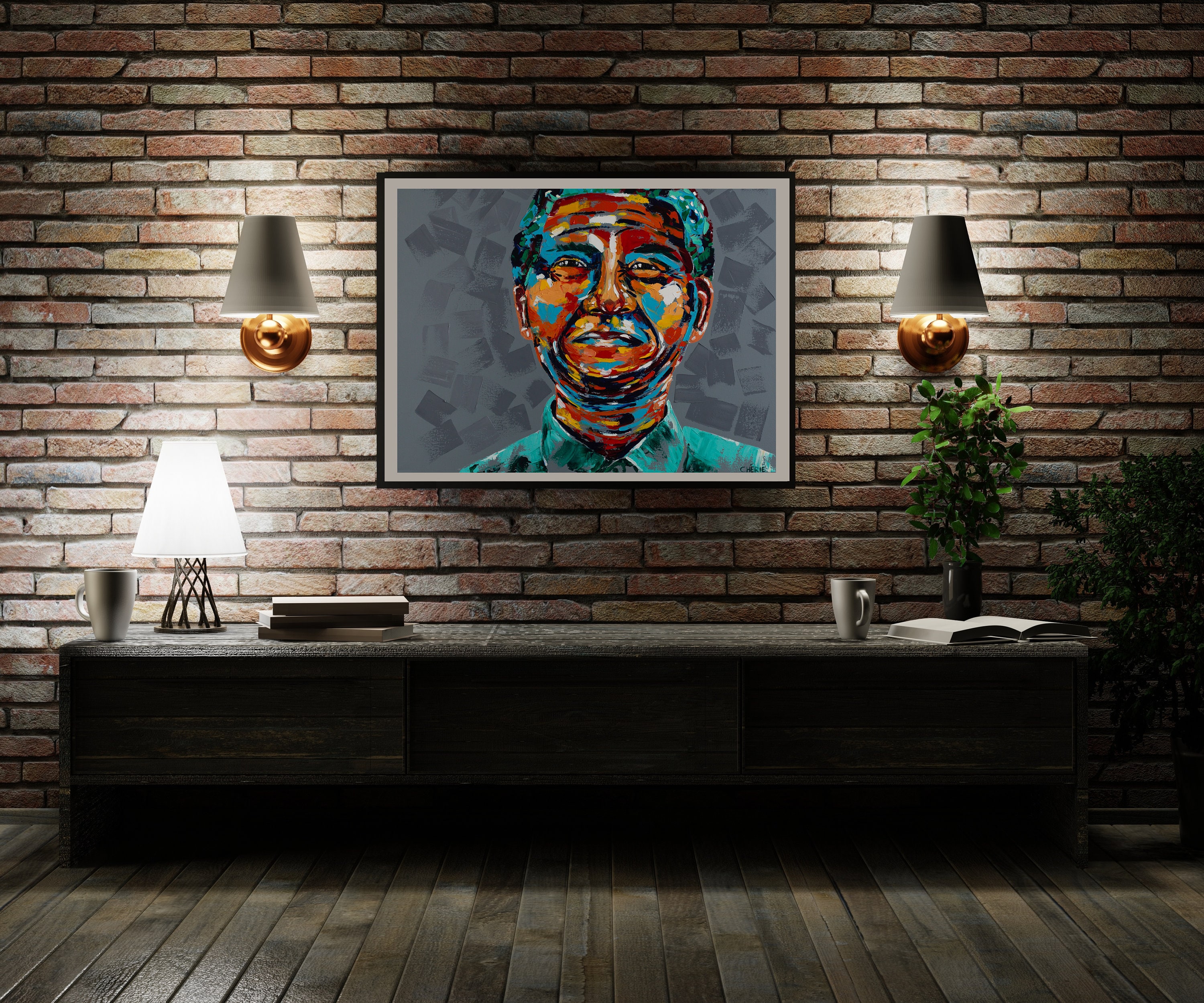 Nelson Mandela / Mandela Art / Mandela Wall Art / Mandela / South ...