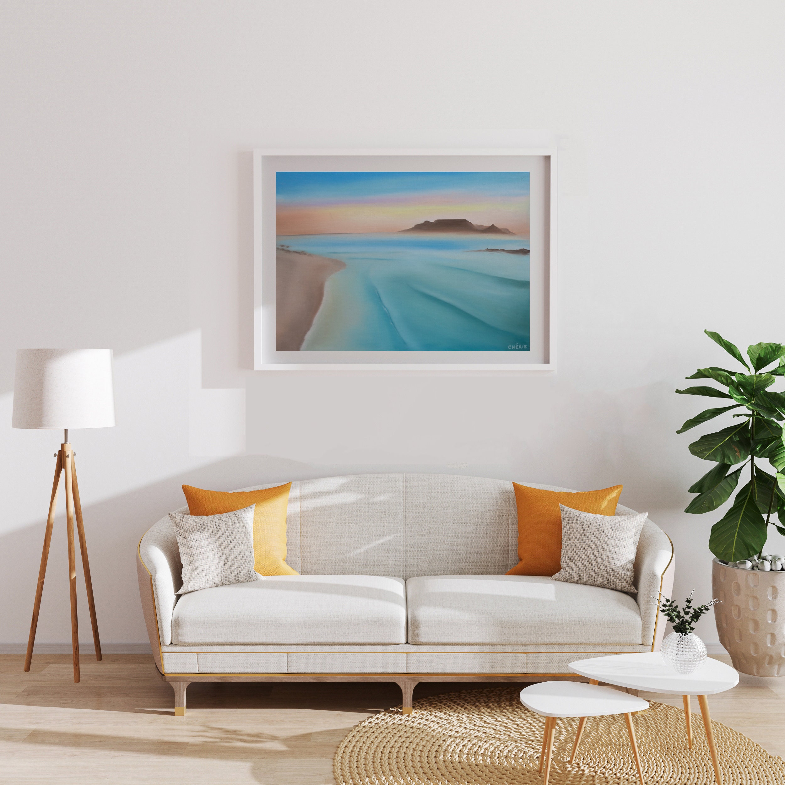 Table Mountain Print / Table Mountain / Wall Deco / Art Print / Art ...