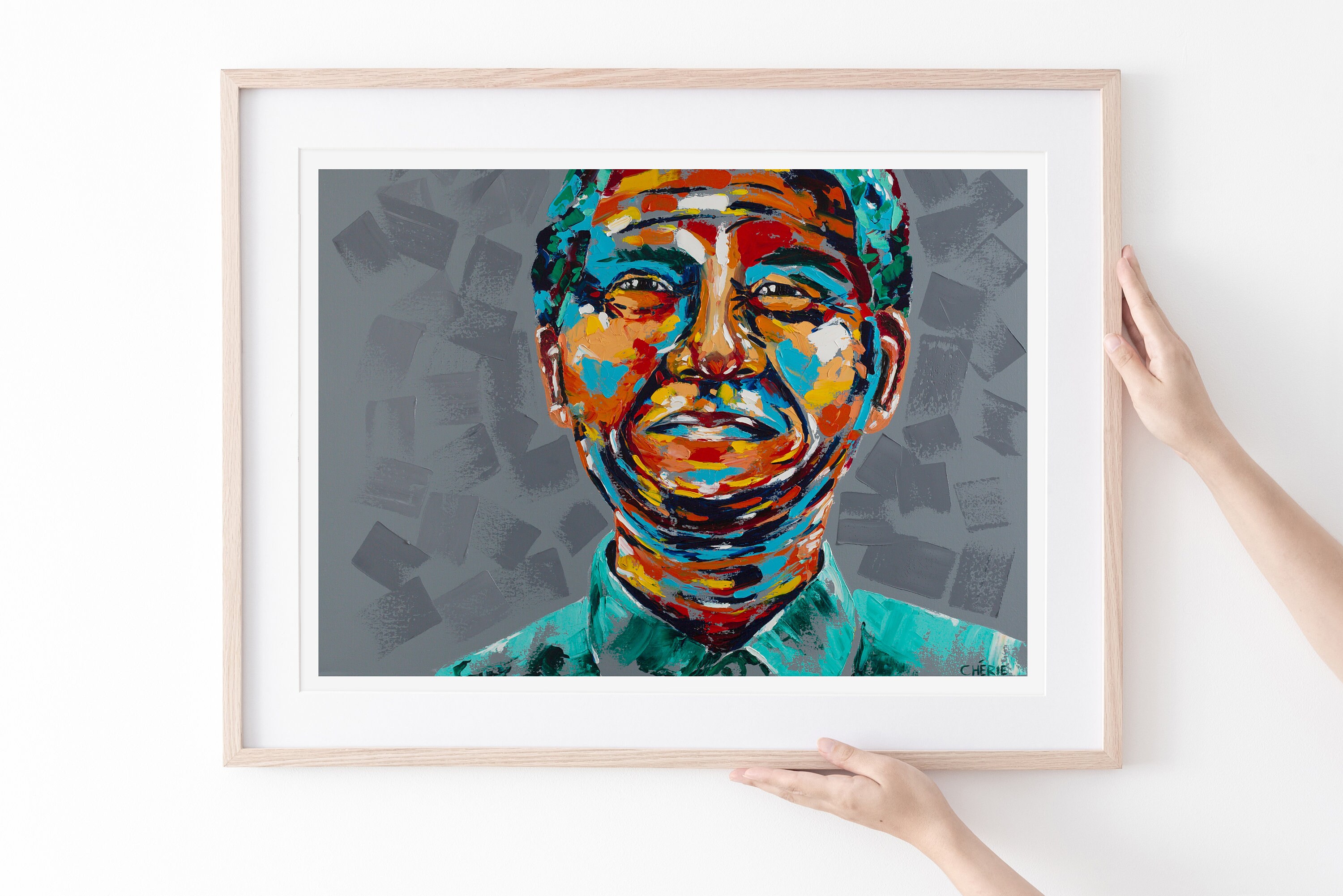 Nelson Mandela / Mandela Art / Mandela Wall Art / Mandela / South ...