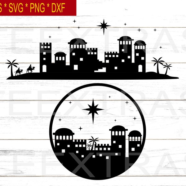 Bethlehem Silhouette - Etsy Canada