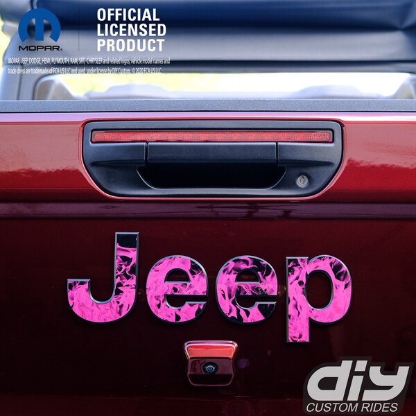Jeep Tailgate Emblem Overlay Decals - Etsy