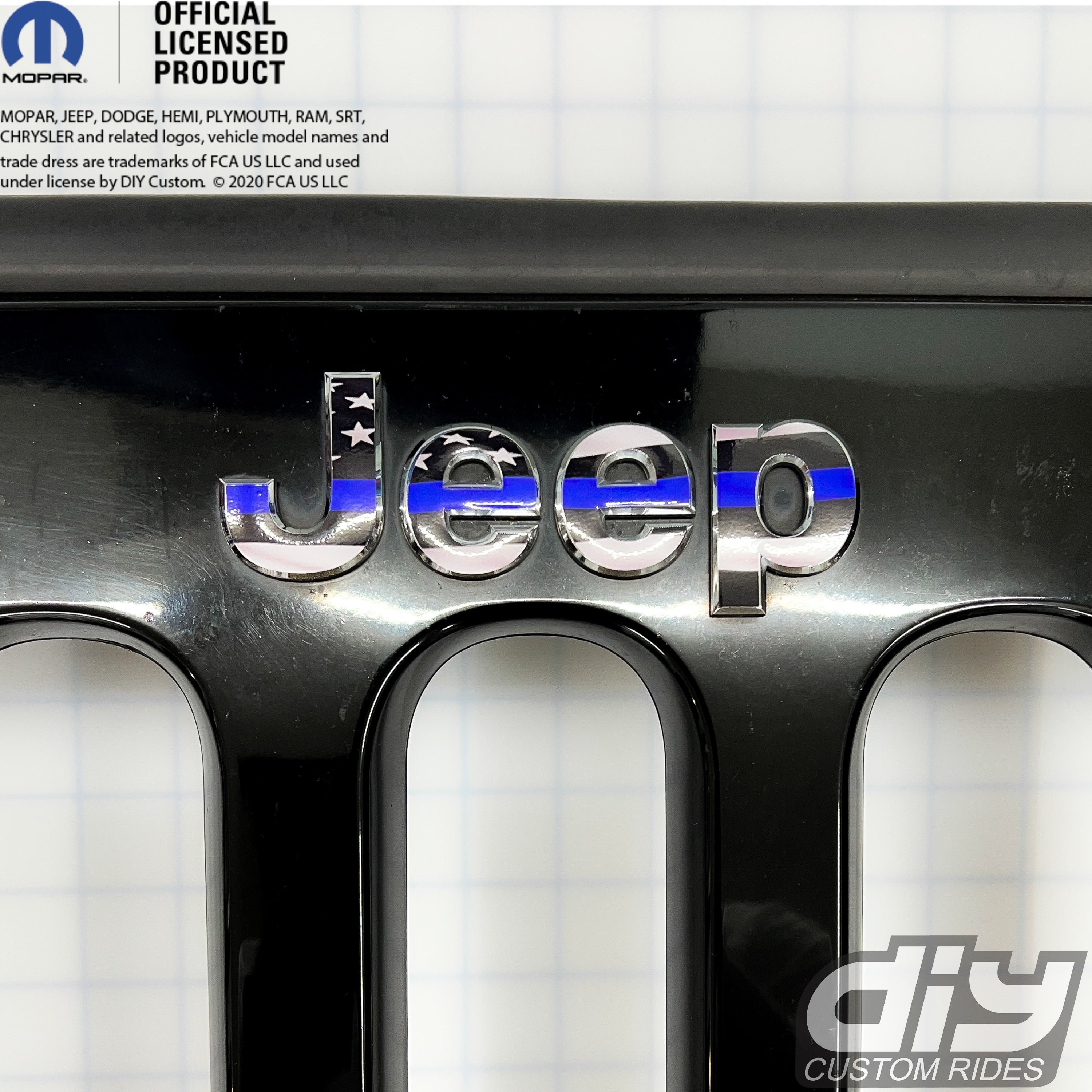 Mopar Chrome Jeep Badge Decal For 2005-2010 Grand Cherokee, 41% OFF