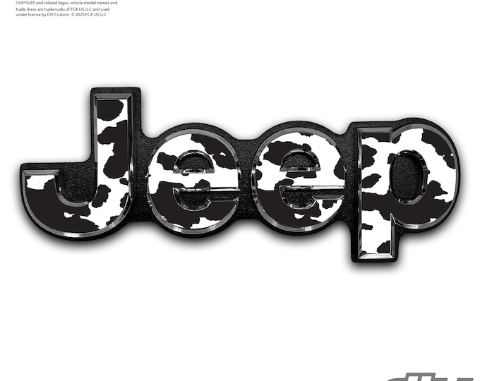 Jeep Custom Color Emblem Sticker Decal, Wrangler JK, TJ, JL, Yj ...