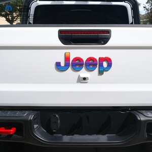 Jeep Emblem Overlay Decals - Rainbow - Etsy