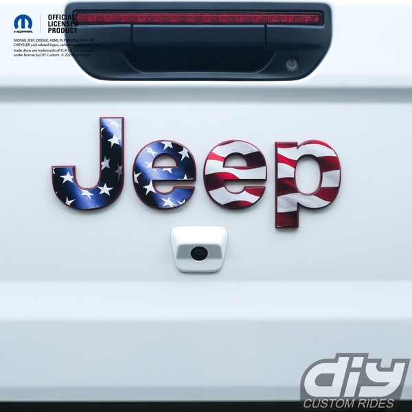 Jeep Gladiator Tailgate Emblem Overlay Decals - Etsy
