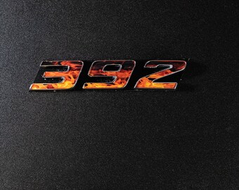 392 Fender Emblem Overlay Decals L&R AMERICAN FLAG Fits Dodge ...