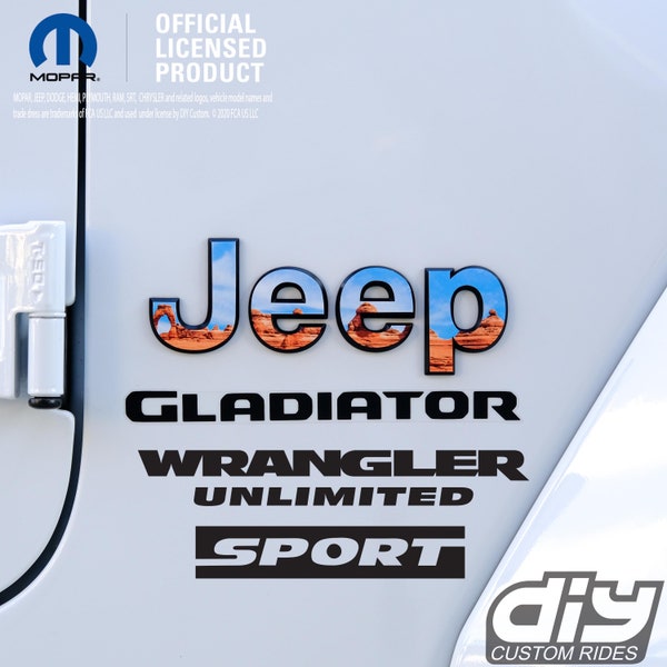 Jeep Fender Emblem Overlay Decals - Etsy