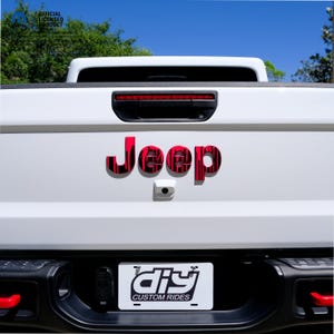 Jeep Emblem Overlay Decals Dripping Red - Etsy