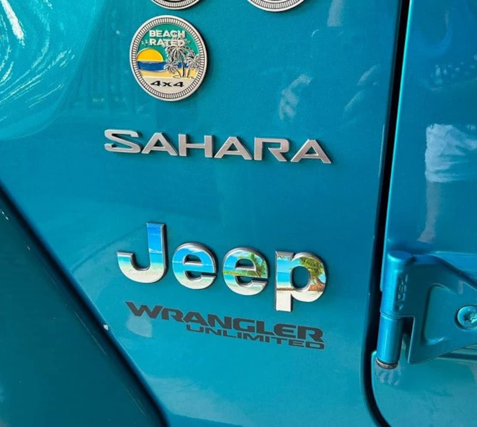 Jeep Emblem Overlay Decals the Beach - Etsy