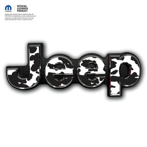 Jeep Gladiator Tailgate Emblem Overlay Decals Cow Print Fits 2020 - Etsy