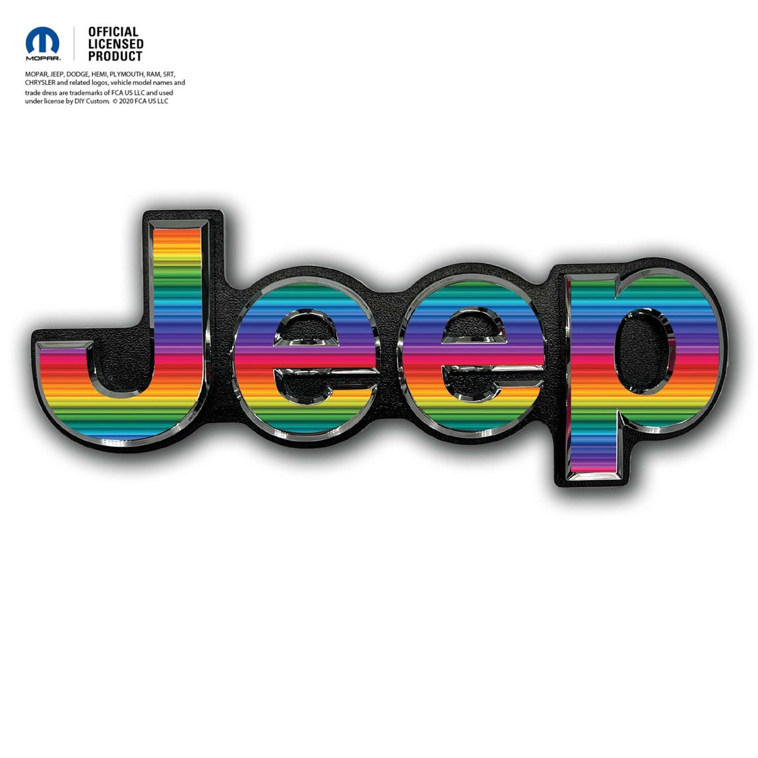 Jeep Compass Hood & Tail pair Emblem Overlay Decals - Etsy