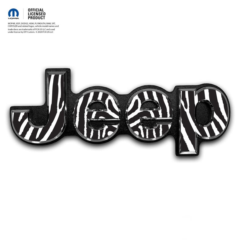 Zebra Jeep Accessories - Etsy