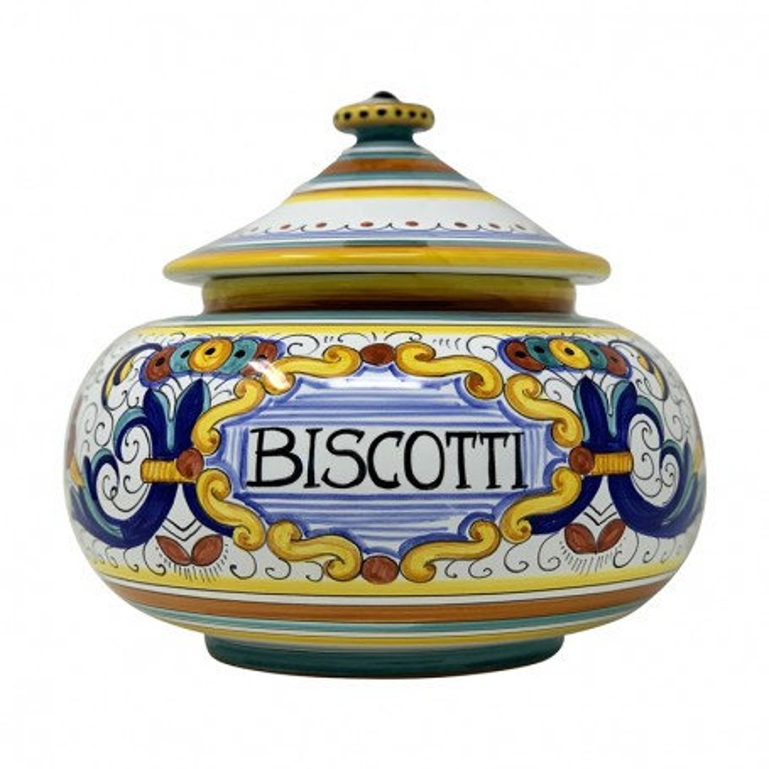 Biscuit Tin 25 Cm Ricco Deruta - Etsy