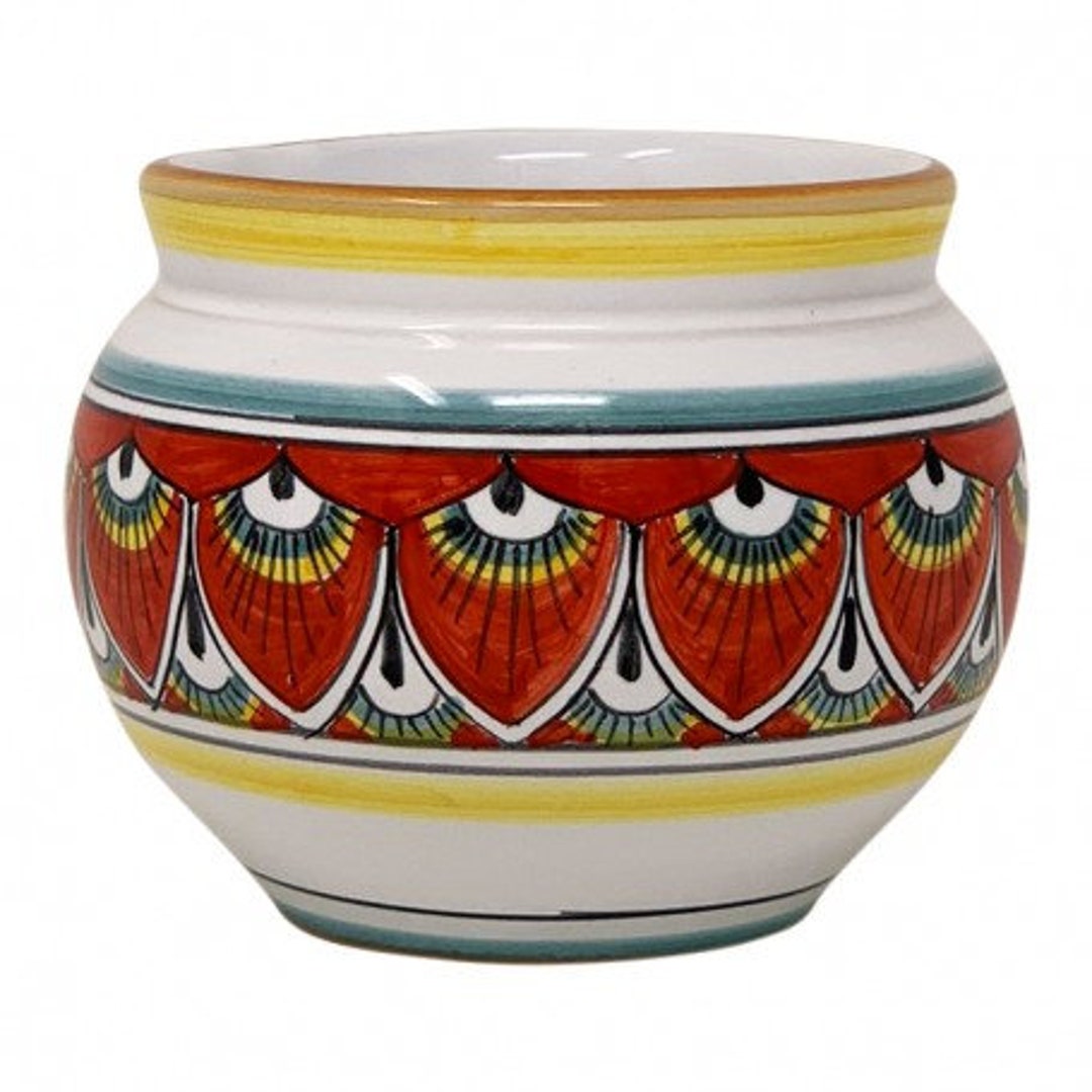 Red Peacock Cachepot - Etsy