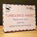 Turbulence Ahead: Parenting Advice Sign, Travel-themed Baby Shower ...