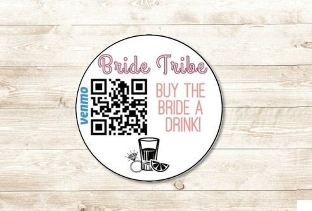 Buy Bride Drinks QR Code, Custom - Etsy