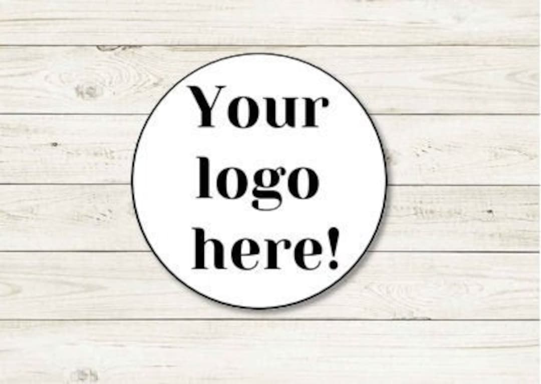 Your Logo Here Sticker, Custom Business Labels, Custom Business ...