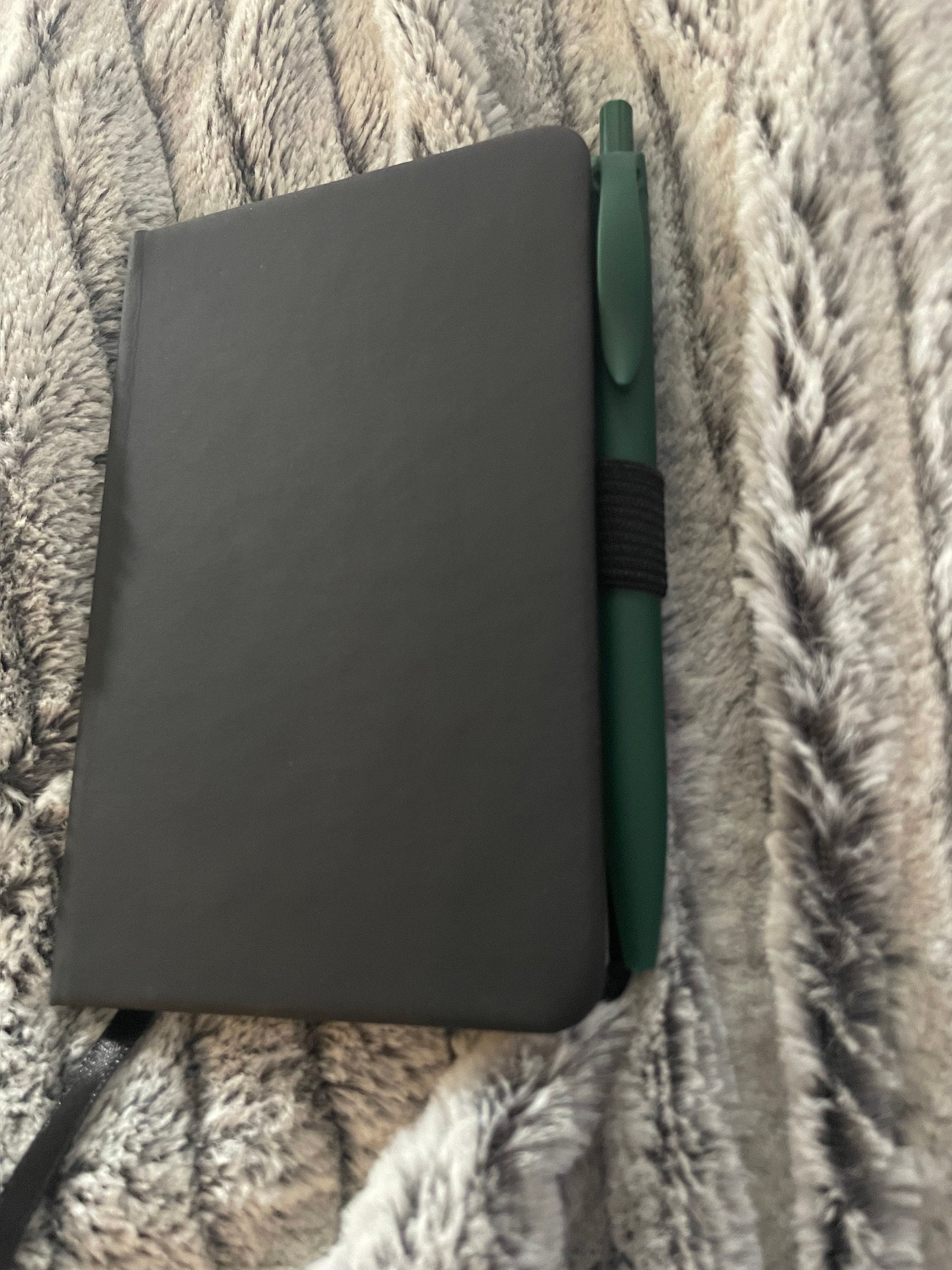 A6 Pocket Journal: Little Black Notebook With Pen Holder - Etsy