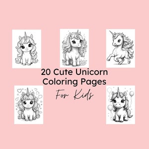 20 Cute Unicorn Coloring Pages for Kids Printable Unicorn Coloring ...