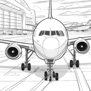 5 Train, 5 Boat, 5 Plane and 5 Car Coloring Pages for Adults ...